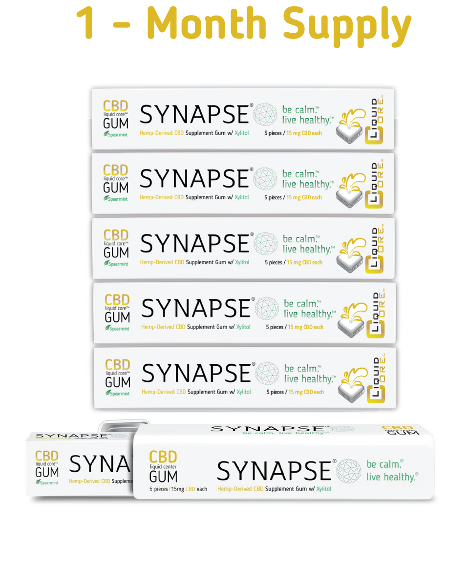 Synapse® Monthly Supply Bundle | CBD Gum Supplement – Synapse Gum